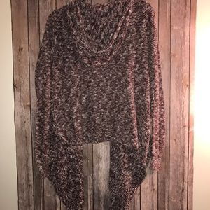 Pink Rose | Sweaters | Hooded Open Front Pink Rose Cardigan | Poshmark